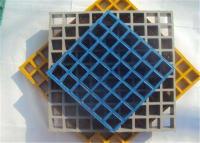 China High Strength Chemical Resistant FRP Grating with Colorful Surface for Industrial Flooring for sale
