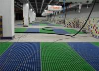 China Car Washes fibreglass Walkway Mesh , Easy Cleaning Fiberglass Drain Grates for sale