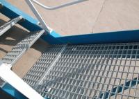 China Contracted Fashion Galvanized Steel Steps , Various Type Metal Stair Steps for sale