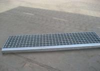 China ASTM Q235 SS304 Metal Stair Treads , 25 X 3 Stainless Steel Stair Tread for sale