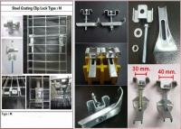 China SGS Approval Steel Grating Clips 316L Welded Type 100mm / 50mm M Span for sale
