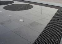 China Sidewalks Steel Grating Drain Cover Rectangle / Square Mesh High Bearing for sale