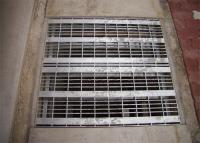 China Silver Channel Drain Grate Cover , Low Carbon Galvanised Drainage Grates for sale