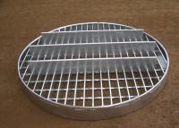 China Galvanized Steel Grating Drain Cover With Angle Frame Urban Road / Square Suit for sale