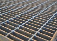 China Mesh Drain Cover Serrated Steel Grating Silver Color Heavy Duty Load for sale