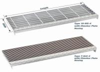 China Slip Resistant Galvanized Steel Stair Treads Outdoor Ladder Q235 Steel for sale