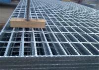 China Hot Rolled Serrated Steel Grating Galvanized Surface Light Weight for sale
