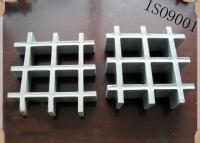 China Grey Plastic Floor Grating Aging - Resistant Fiberglass Material Custom Size for sale