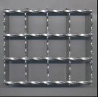 China Sliver Serrated Steel Grating Bearing Bar Spacing Optional / Customized for sale