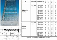 China DIN 24531 Galvanized Steel Stair Treads With Nosing 330-34 / 38-3 Type for sale