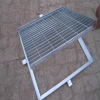 China A Grade Hot Dipped Galvanized Q235 Material Steel Grating Drain Cover for Heavy Duty Trench Applications for sale