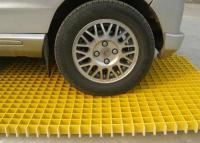 China 38MM Square Hole Plastic floor grating Yellow Color Free Sample for sale