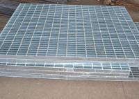 China Sliver Color Platform Steel Grating Industrial Floor Grates Plain Type for sale