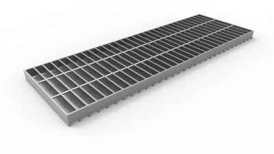 China Heavy-Duty Galvanized Steel Grating for Safe Stair Treads Grating Fence for Security for sale