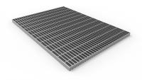 China Mild Steel 25X5mm Galvanized Bearing Bar Grating Supplier Standard 6.0 Meter for sale