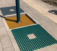 China Fiberglass Reinforced Plastic Grate FRP Grating GRP Gratings Walkway Flooring for sale
