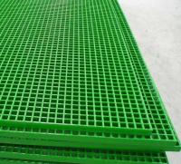 China GRP FRP Grating Walkway Pigeon Floor Fiberglass Plastic Grid Fiberglass Mesh Grating 38X38X38 for sale