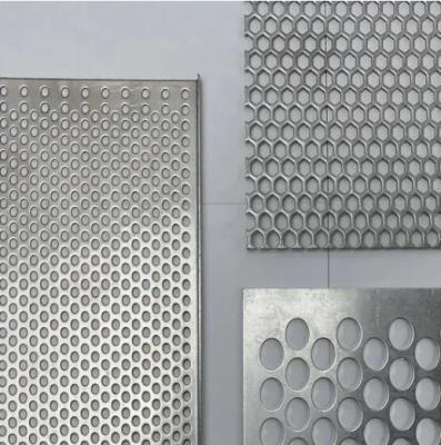 China 201/304/316L Stainless Steel Aluminum Galvanized Perforated Metal Sheet Mesh Mechanical Filter Screen for sale