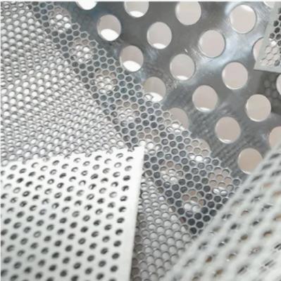 China Galvanized Perforated Metal Sheet Mesh Mechanical Filter Screen 0.7mm Thickness 4mm for sale