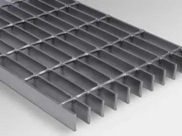China A325 High Quality Carbon Steel Weld Bar Metal Grate HDG Anti-Slip International Standard Steel Grating for Steel Platform/Walkway Mesh Panel/Flooring for sale