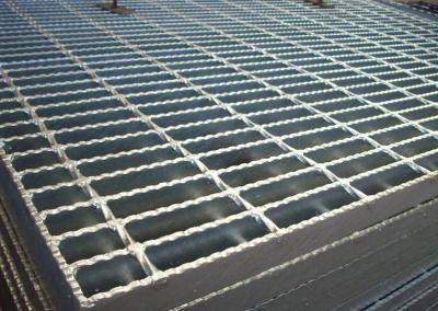 China Anti-Slip Serrated Steel Grating for Walkway and Stair Treads for sale