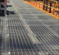 China Aluminum Road Steel Grating for Low Costs Walkway and Platform Foot Plate for sale