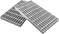 China Hot-DIP Galvanized Steel Grating with 3mm-7mm Thickness and 30mm-40mm Pitch for Heavy Duty Applications for sale