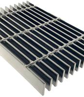 China Heavy Duty 6mm 8mm 50mm Pressure Locked Steel Grating for Industrial Platforms for sale