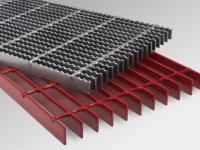 China Heavy Duty 6mm 8mm 50mm Pressure Locked Steel Grating for Industrial Platforms for sale