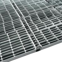China Heavy Duty Hot-Dip Galvanized Serrated Type Steel Grating for Outdoor Drainage and Eco-Friendly Applications for sale