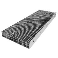 China 30X100mm Galvanized Steel Heavy Duty Walkway Grating for Outdoor Steps and Platforms for sale