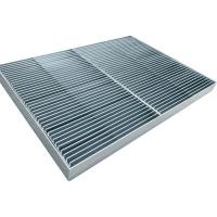 China Galvanized Steel Stair Tread with Anti-Slip Safety and Customizable Sizes for Industrial Platforms for sale