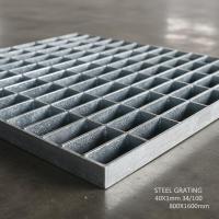 China Hot-DIP Galvanized 40X3mm 800X1600mm Steel Grating for Industrial Drain Covers and Walkways for sale
