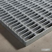 China Heavy Duty Galvanized Steel Serrated Anti-slip Bar Grating for Trench Cover and Floor for sale