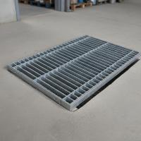 China Heavy Duty Galvanized Steel Grating Drain Cover with Non-Slip Surface for Trench Drainage for sale