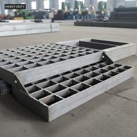 China Galvanized Steel Grating Drain Cover with Non-Slip Surface for Heavy Duty Trench Drain Applications for sale