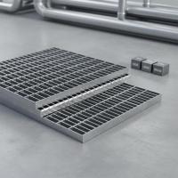 China Galvanized Stainless Steel Grating with Customizable Sizes and Slip-Resistant Surface for Industrial Use for sale