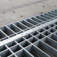 China Customizable Galvanized Stainless Steel Grating for Slip-Resistant Industrial Flooring for sale
