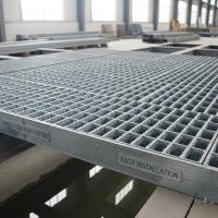 China Heavy-Duty Hot-Dipped Galvanized Steel Bar Grating for Easy Installation and Drainage for sale