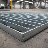 China Heavy Duty Galvanized Steel Serrated Anti-slip Steel Bar Grating for Floor and Trench Cover for sale