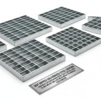 China Hot Dipped Galvanized Heavy Duty Steel Grating Customizable Metal Grating for Industrial Use for sale