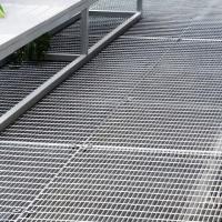 China Hot Dip Galvanized Heavy Duty Serrated Steel Grating for Industrial Platforms and Trench Covers for sale