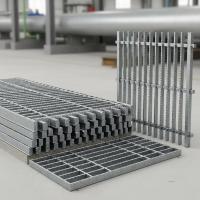 China Hot Dip Galvanized Heavy Duty Serrated Steel Grating for Industrial Platforms and Trench Covers for sale