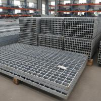China Hot Dipped Galvanized Heavy Duty Steel Grating Customized Metal Grid for Industrial Use for sale
