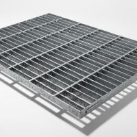 China Hot DIP Galvanizing Serrated Plain Bar Carbon Steel Grating for Industrial Walkways for sale