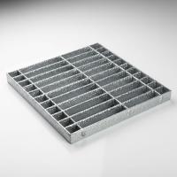 China Hot DIP Galvanized Steel Grating with Serrated Style and Plain Bar for Industrial Platforms for sale