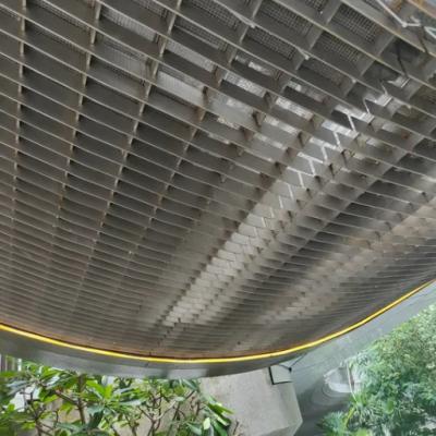 China Stainless Steel 316 Press-Lock Fire Resistant Steel Grating for Decorative Ceiling and Structural Use for sale