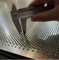 China 2mm Thick 41% Open Rating Stainless Steel Perforated Metal Mesh and Perforated Steel Sheet for sale