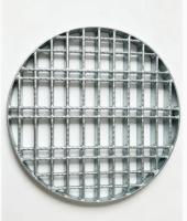 China Galvanized Steel Grating with Custom Diameter and Slip-Resistant Surface for Outdoor Use for sale
