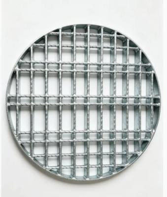 China Galvanized Steel Grating with Custom Diameter and Slip-Resistant Surface for Outdoor Use for sale